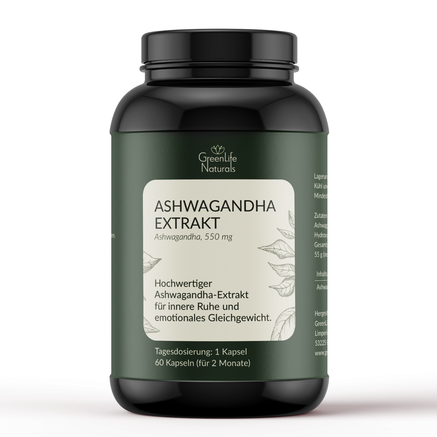 Ashwagandha Extrakt 550 mg – Embrynatal®