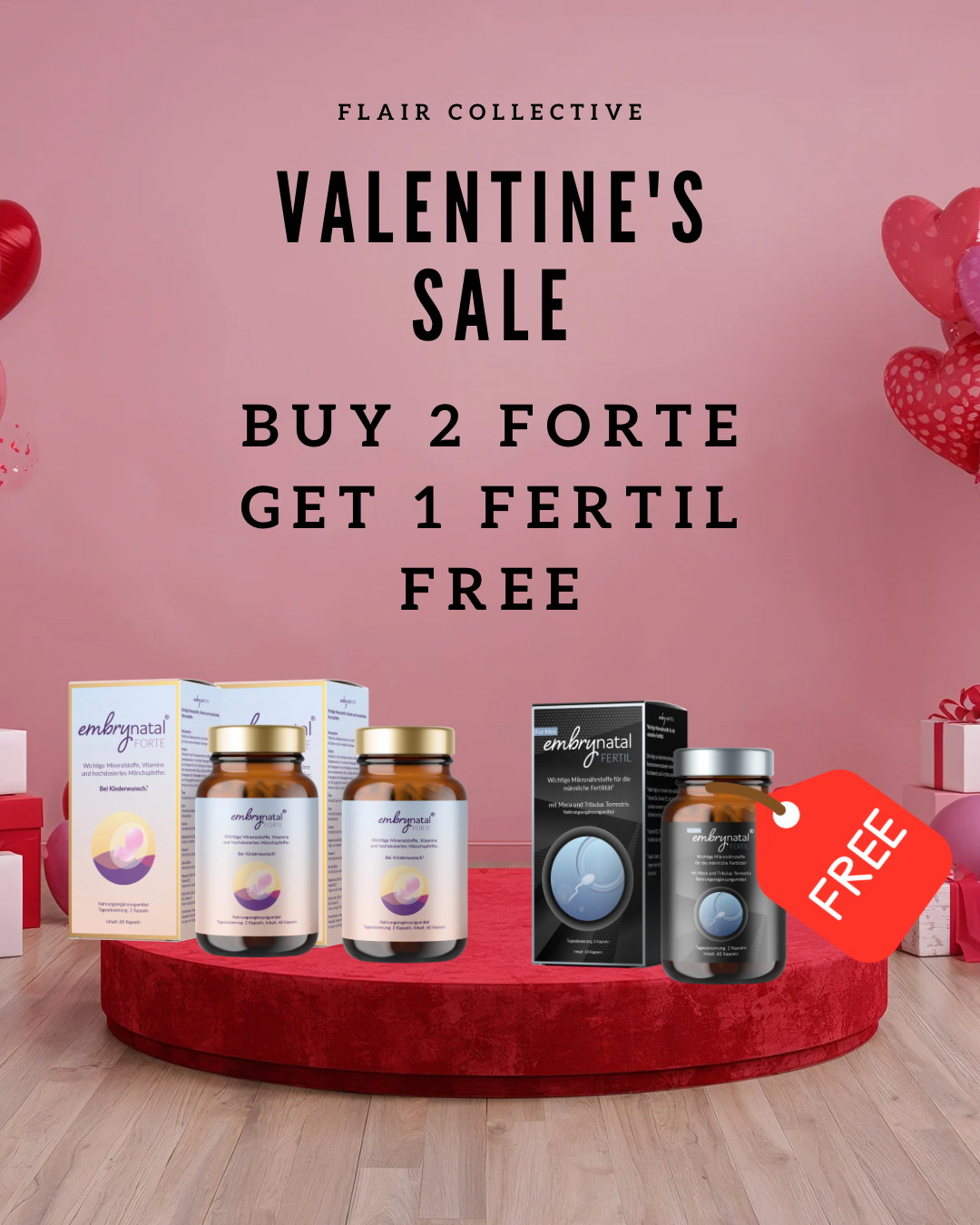 Embrynatal® Forte – Bei Kinderwunsch - Valentine Offer Buy 2 Forte get